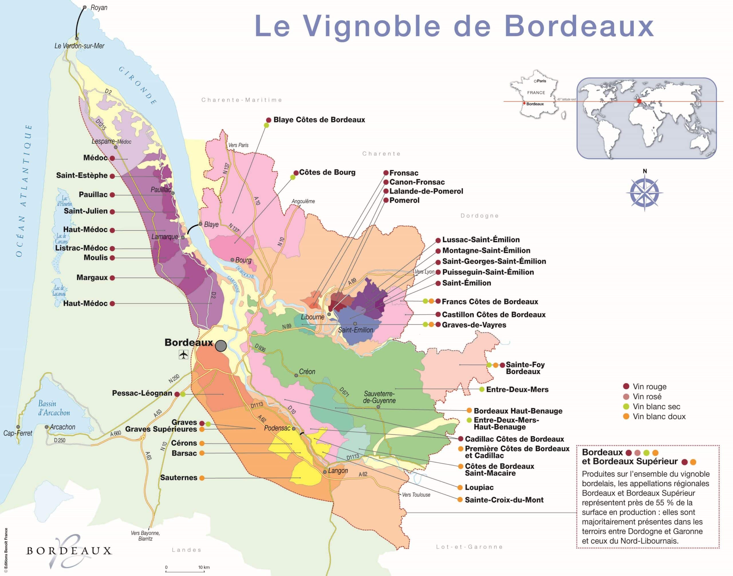 Bordeaux's Best Appellations: Understanding Bordeaux's Famous Labels ...